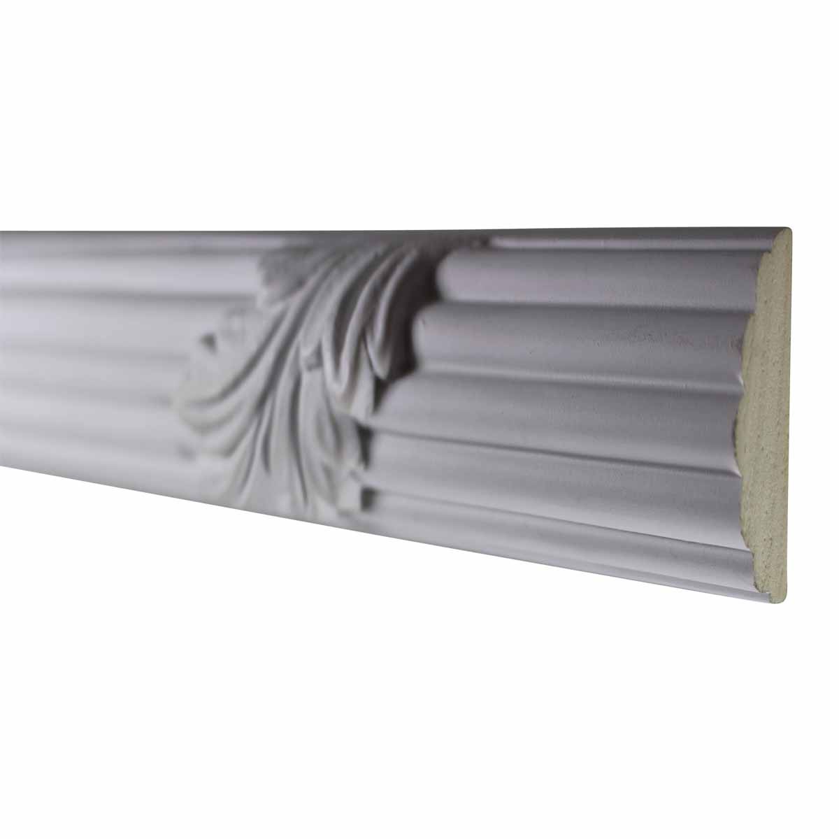 Cornice White Urethane Finish 19.25" Long Perfect Shape Renovator