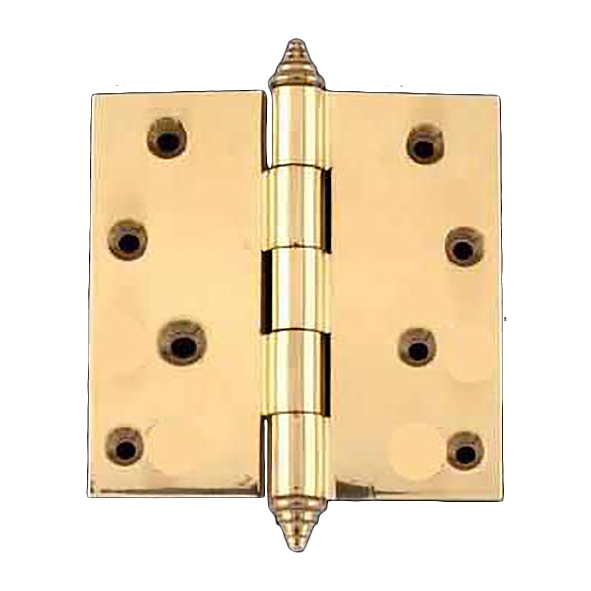 Solid Brass Door or Cabinet Hinge Decor Tip 4"