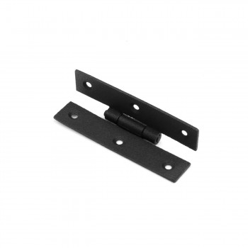 Cabinet Hinge Black Wrought Iron Hinge H Flush 3 H | Renovators S