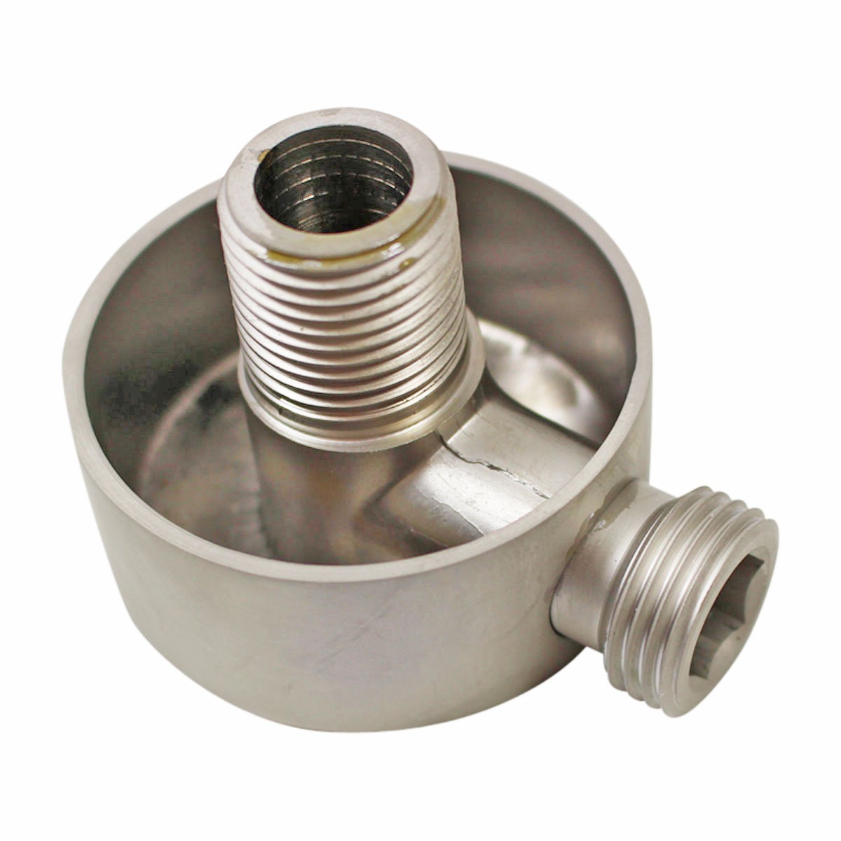 Shower Part Satin Nickel Brass Water Connector Part Only | Renovator's ...
