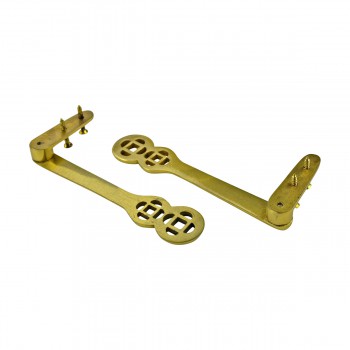 Stair Carpet Runner Holder Clip Solid Cast Brass PVD Finish 3.75"