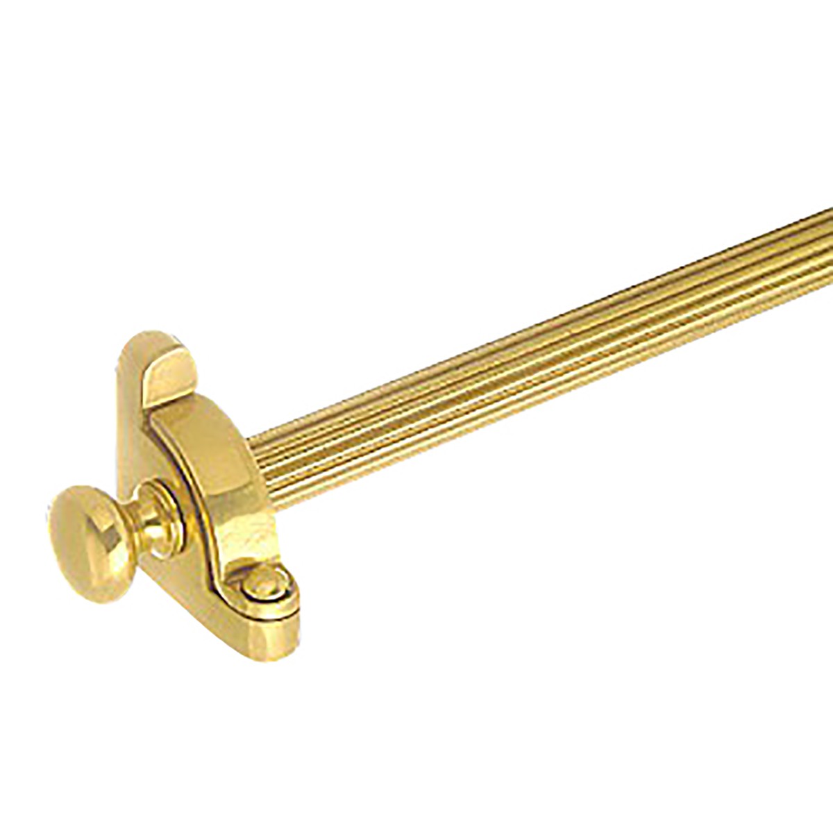 Carpet Rod Set 13 Brass RSF Reed Tubing Ball Finial