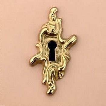 Escutcheon Solid Brass Keyhole Cover 2 1/2H | Renovators Su
