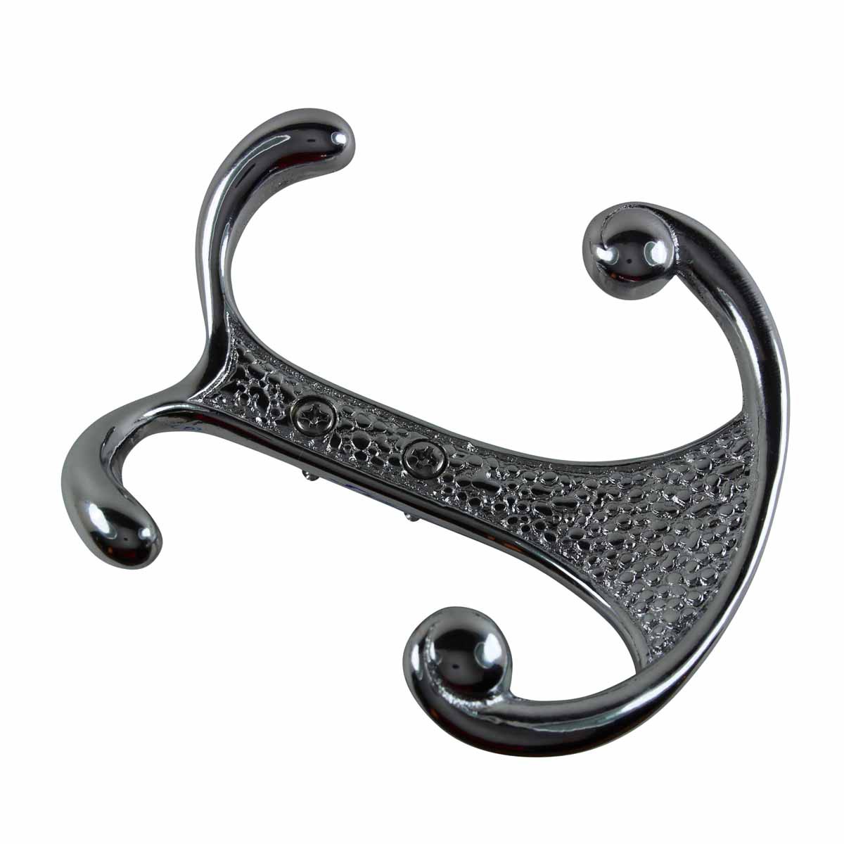 Double Robe Hook Chrome Solid Brass