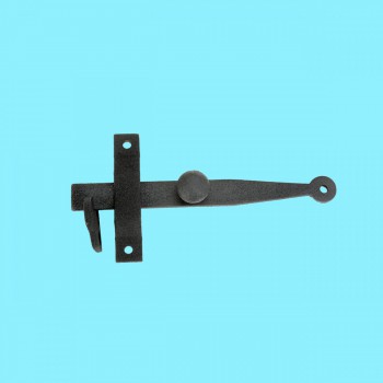 Cast Iron Gate Latch Bar Catch 6 In. Length with Hardware Include