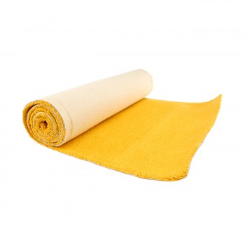 Carpet Runner Yellow 100% Cotton Hooked Rug 30" x 96" | Renovator