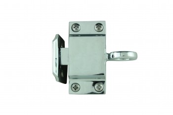 Chrome Solid Brass Transom Window Latch | Renovators Supply