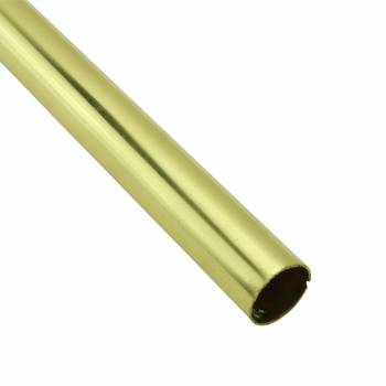 Carpet Rod Bright Solid Brass Tubing 39.5 L 1/2 Dia Rod Only
